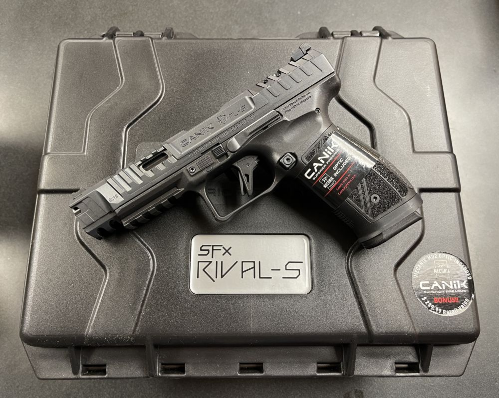 New in Box Canik SFX Rival-S Steel Frame Darkside w/ MO2 Optic 9mm HG7607-N - Semi Auto Pistols ...