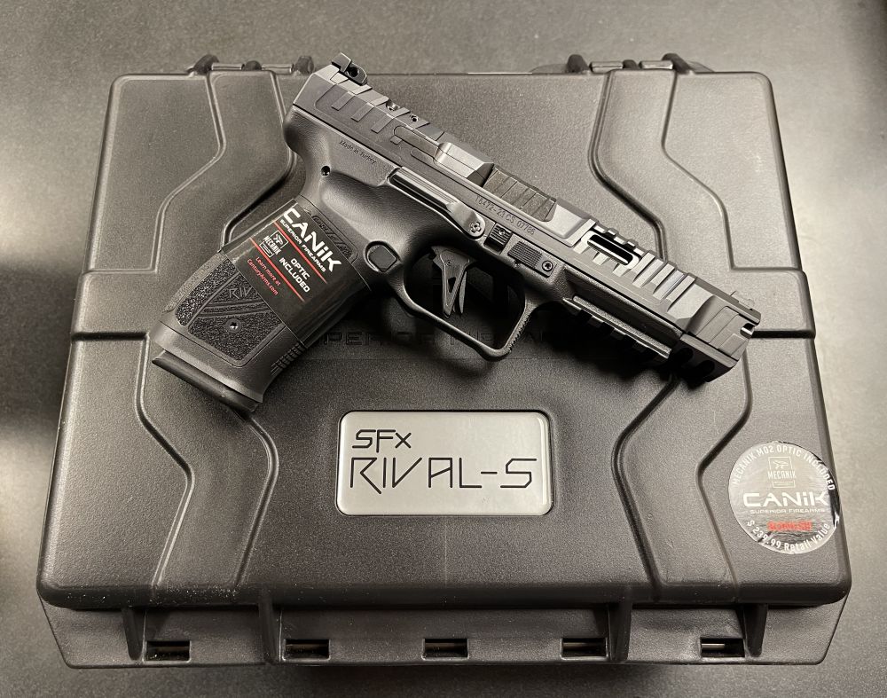 New in Box Canik SFX Rival-S Steel Frame Darkside w/ MO2 Optic 9mm HG7607-N - Semi Auto Pistols ...